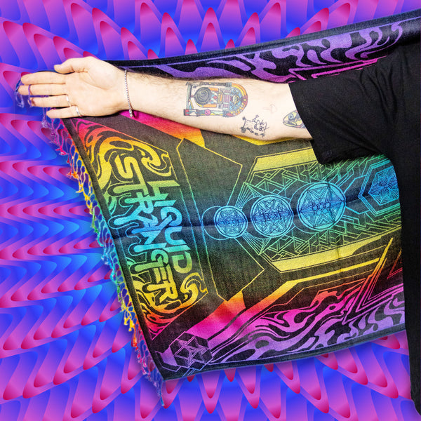 Liquid Stranger 'DIMENSIONS' Pashmina [SALE] - WAKAAN Official Merch Store