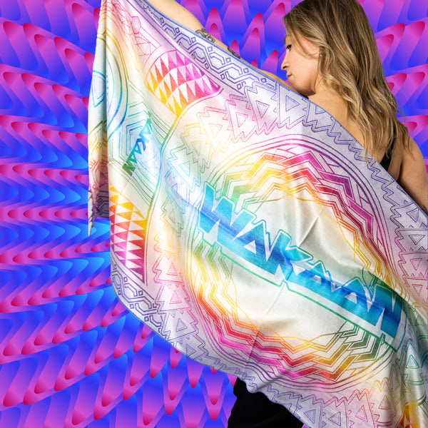 WAKAAN 'Spiral Light' Pashmina [SALE] - WAKAAN Official Merch Store