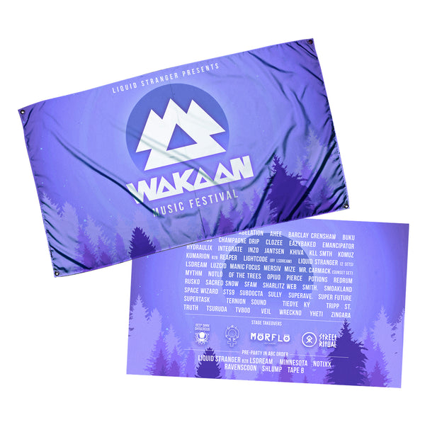 WAKAAN Music Festival 2022 Campsite Flag [SALE] - WAKAAN Official Merch ...